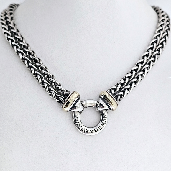 David Yurman | Jewelry | David Yurman Double Wheat Chain Necklace With ...
